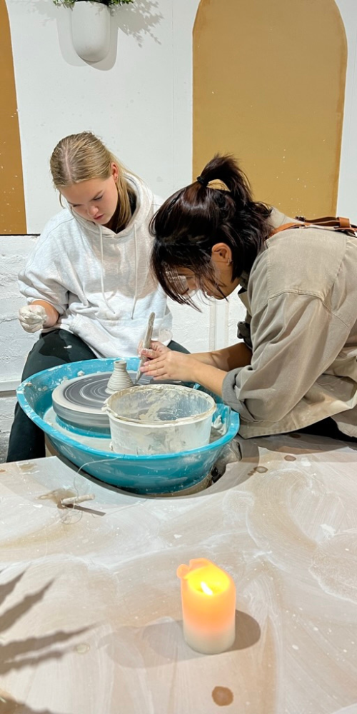 Hens Pottery Class Melbourne - Diana Ceramic